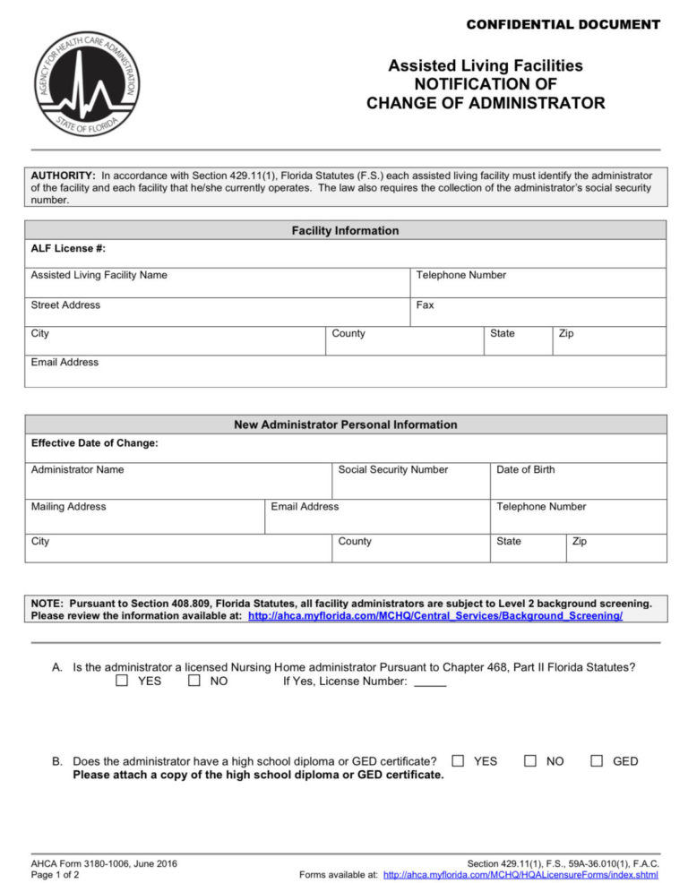 Understanding the Regulatory Process for Changing Administrators in ...